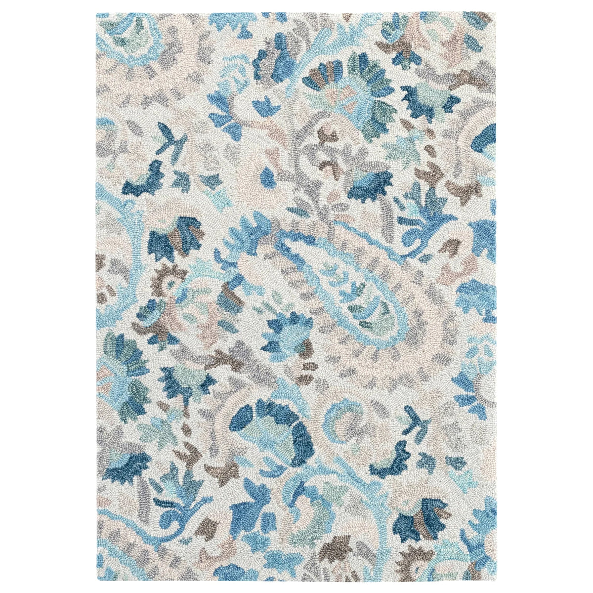 Dash & Albert Ines Hand Micro Hooked Wool Rug | Valley Ridge Furniture